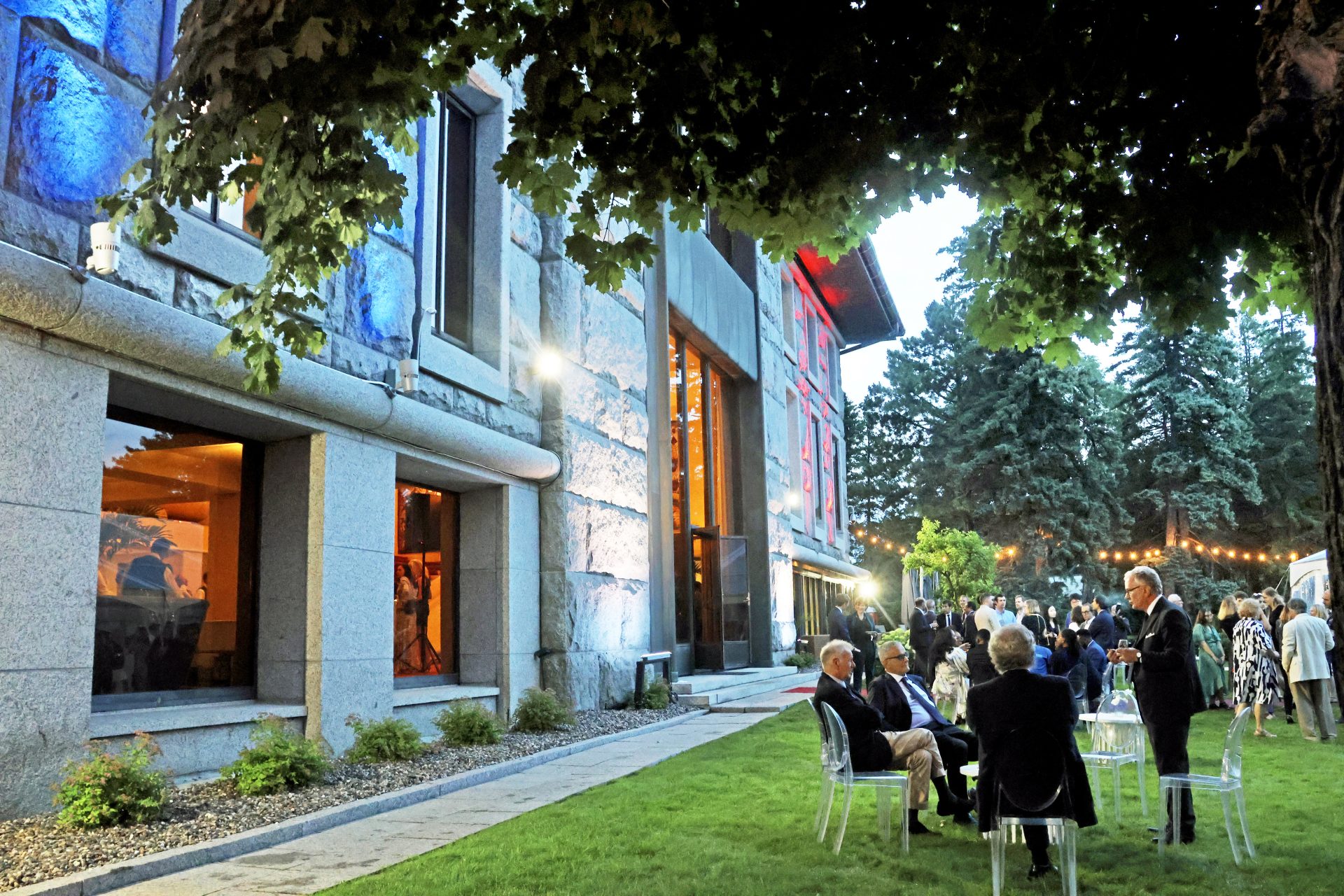 Final destination is French embassy for Air France celebration of ...