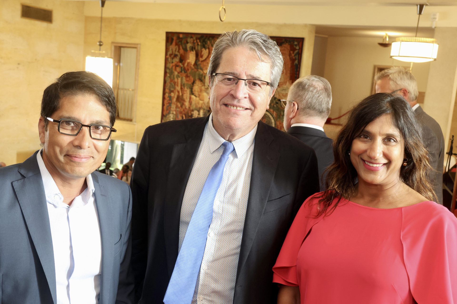 Final destination is French embassy for Air France celebration of ...