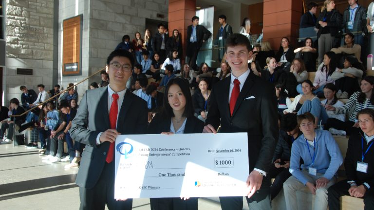 Three Ashbury College students win national pitch competition for AI ...