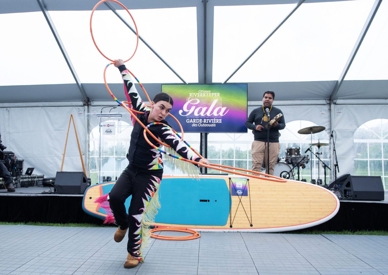 Ottawa Riverkeeper Gala braves rainy weather at Jacques-Cartier Park